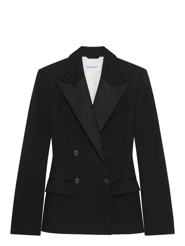 Givenchy Double-breasted Tuxedo Jacket - Black