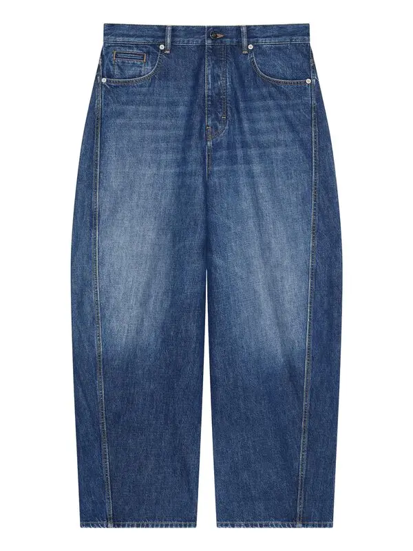 Givenchy Couture Seam Washed Jeans - Dark Blue