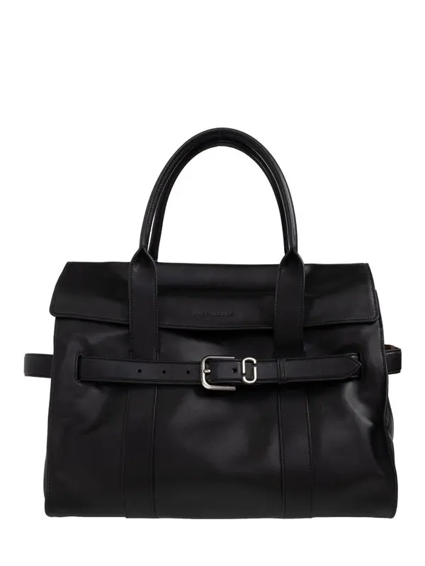 Marc Jacobs Leather Shopper Bag - Black
