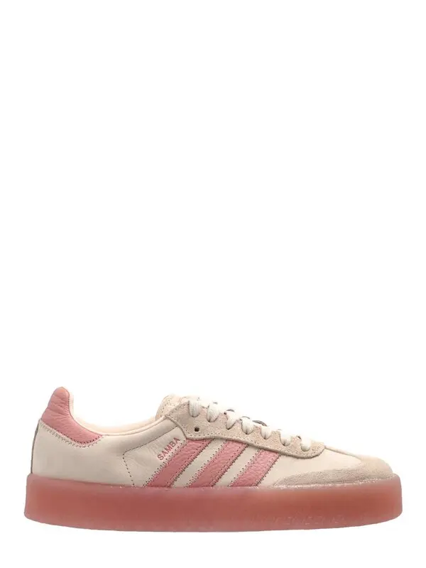 Adidas Originals By Alexander Wang Sambae Leather Sneakers - Pink