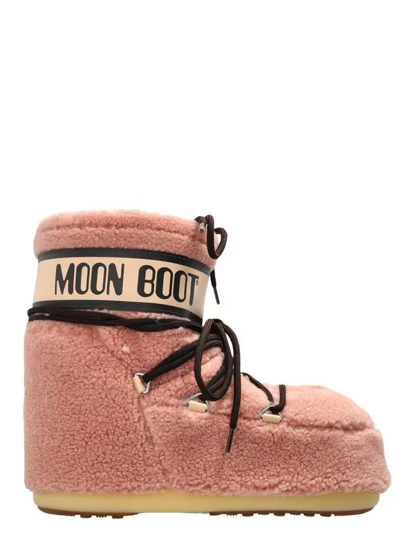 Moon Boot Icon Low Fleece Snow Boots - Pink