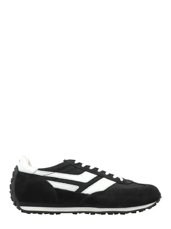 TOM FORD Leather Logo Sneakers - Black