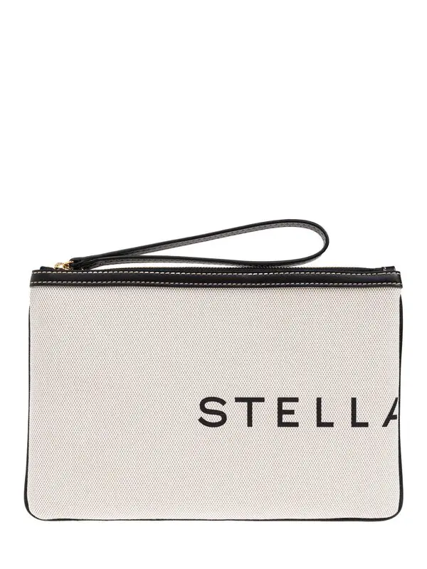 Stella McCartney Logo-printed Handbag - Cream