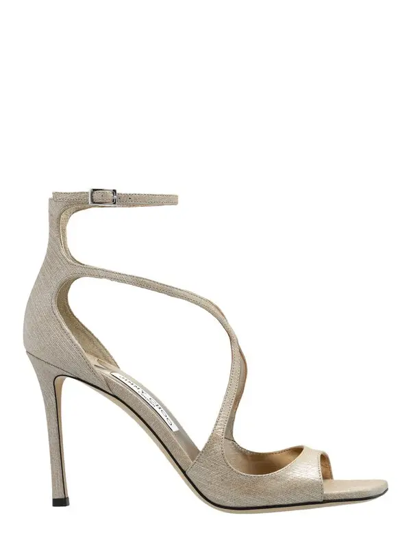 JIMMY CHOO Azia Heeled Sandals - Silver
