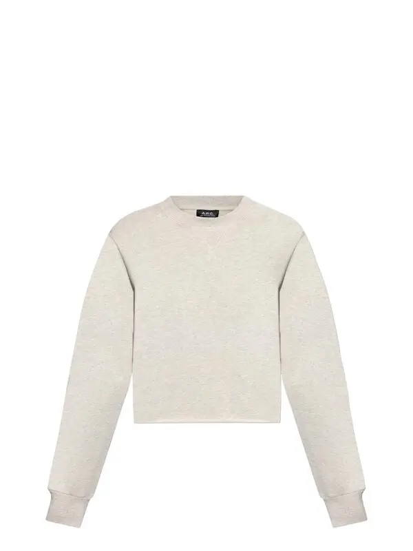 A.p.c. Label Sweatshirt - Grey