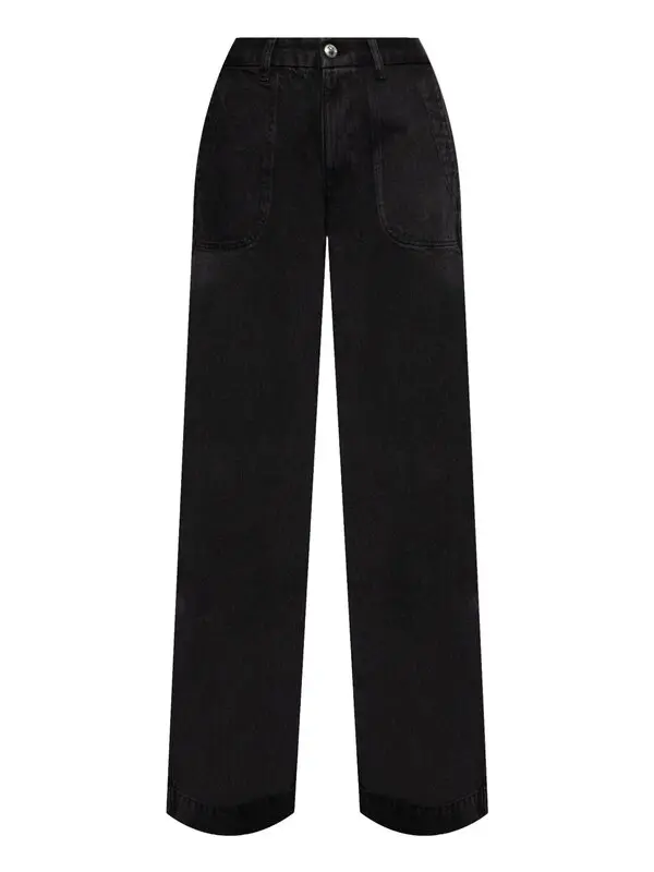 A.p.c. Seaside High-waisted Jeans - Black