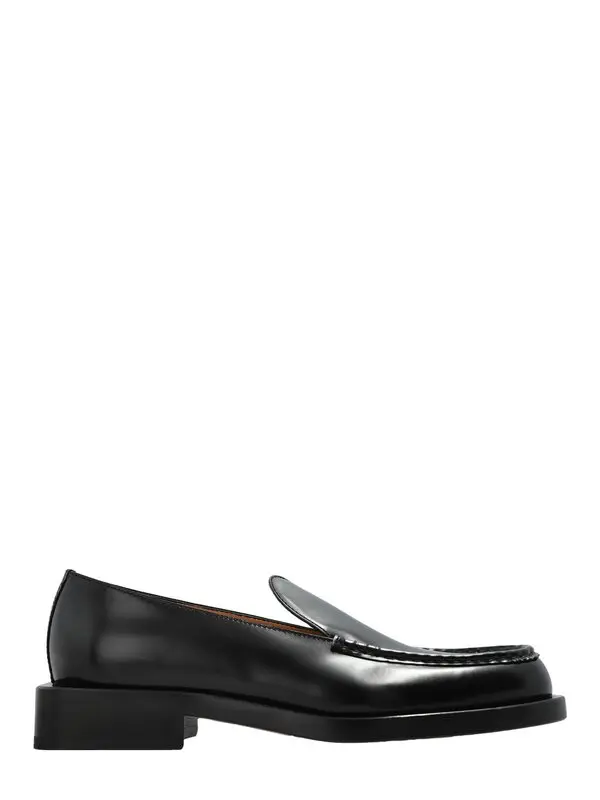 Jacquemus Leather Loafers - Black