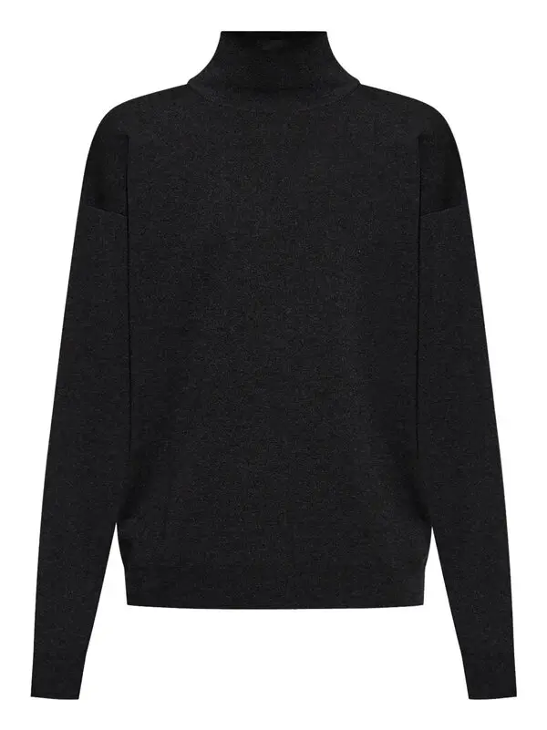 LEMAIRE Wool Turtleneck - Black