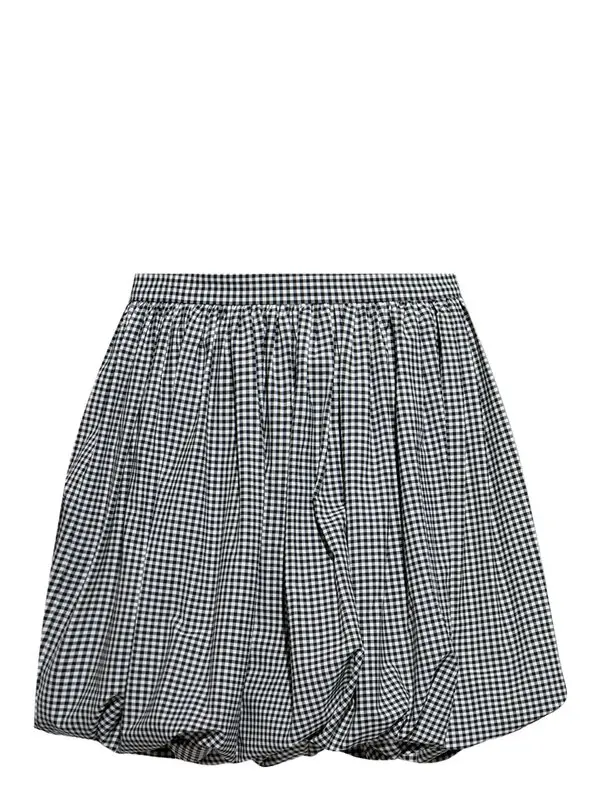 Marni Short Plaid Skirt - White