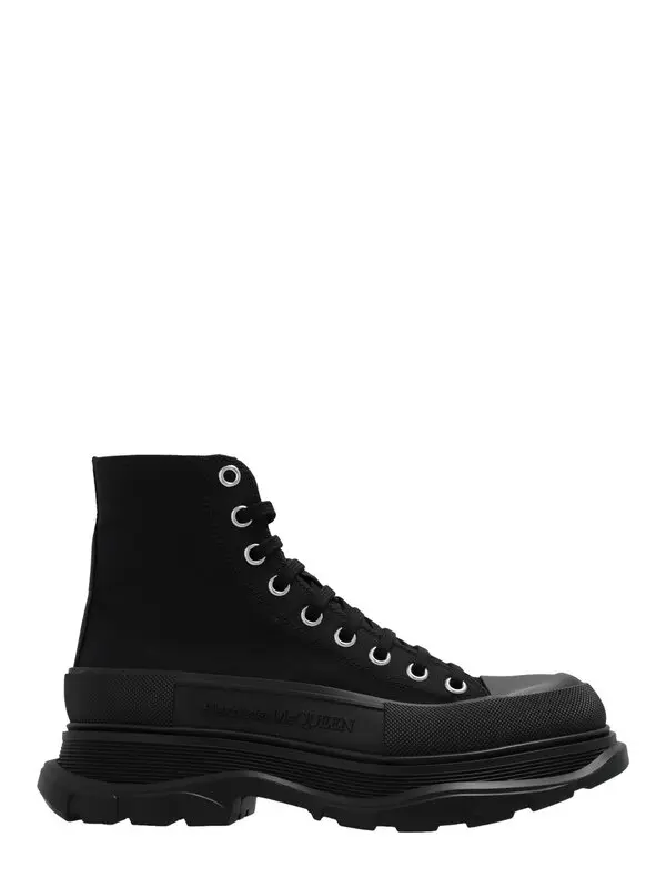 Alexander McQueen Platform High-top Sneakers - Black
