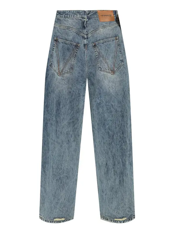 Vetements Wide-leg Jeans - Blue