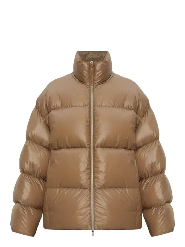 JIL SANDER Down Puffer Jacket - Brown