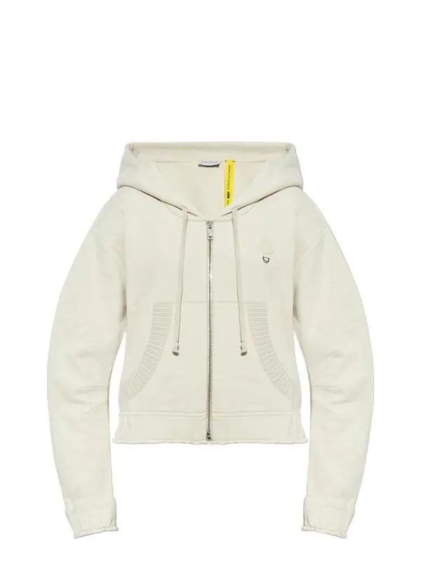 Moncler 6 Willow Smith Cotton Hoodie - Cream