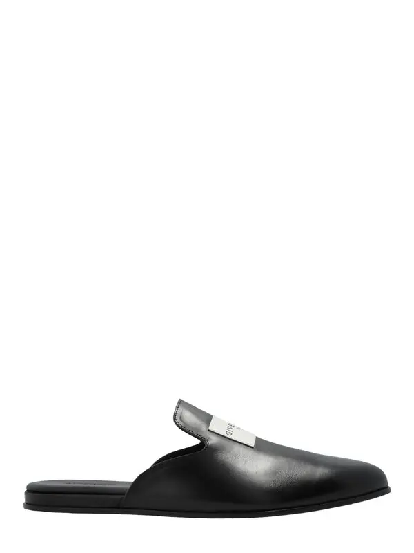 Givenchy Leather Mules - Black
