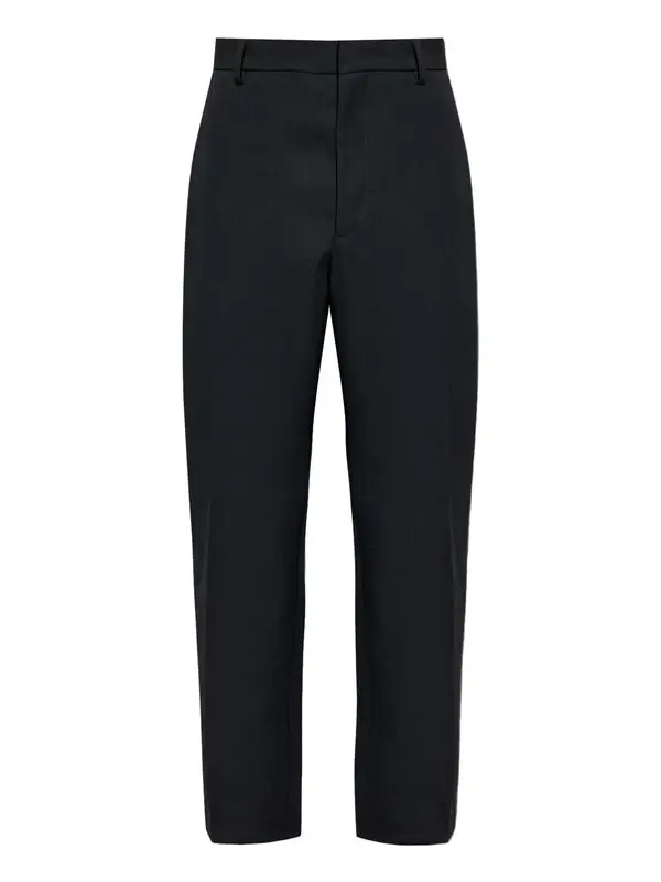 JIL SANDER Wool Trousers - Black