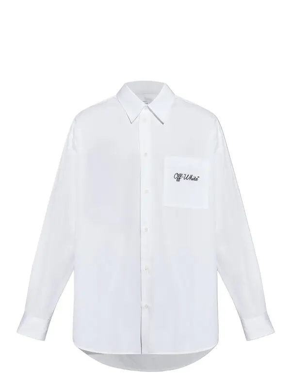 Off-White Shirt With Logo - White