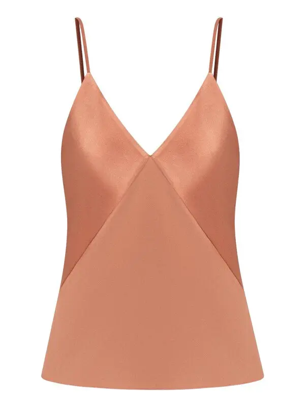 FORTE_FORTE Strappy Camisole Top - Pink