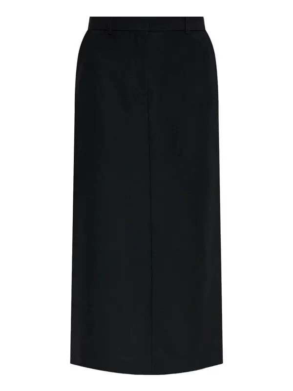 TOTEME Skirt With Wool Finish - Black