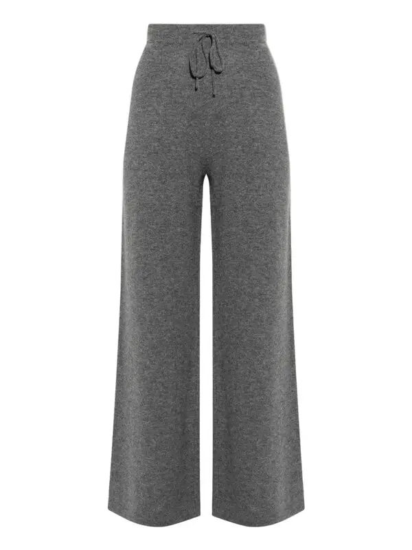 Theory Loose-fit High-waisted Trousers - Grey