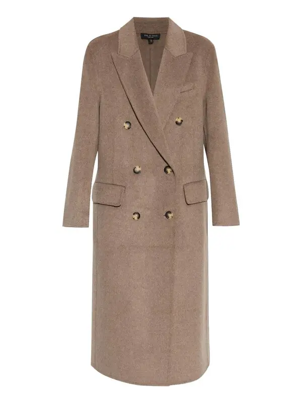 Rag & Bone Double-breasted Wool-cashmere Coat - Beige