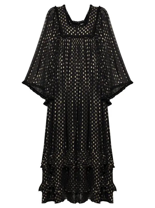 Chloé Lurex Thread Dress - Black