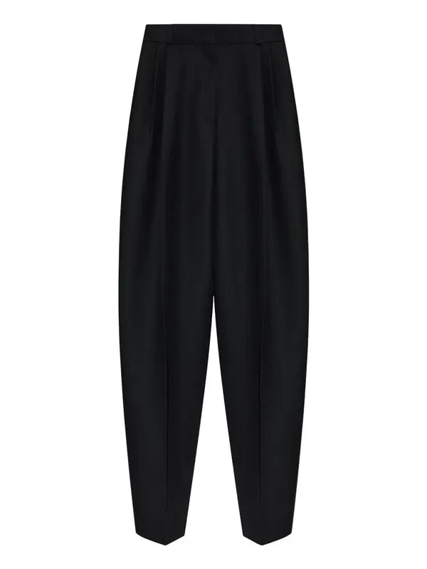 TOTEME Crease-front Trousers - Black