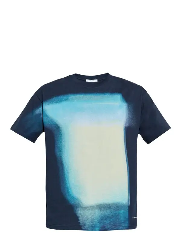 Givenchy T-shirt With Print - Navy Blue