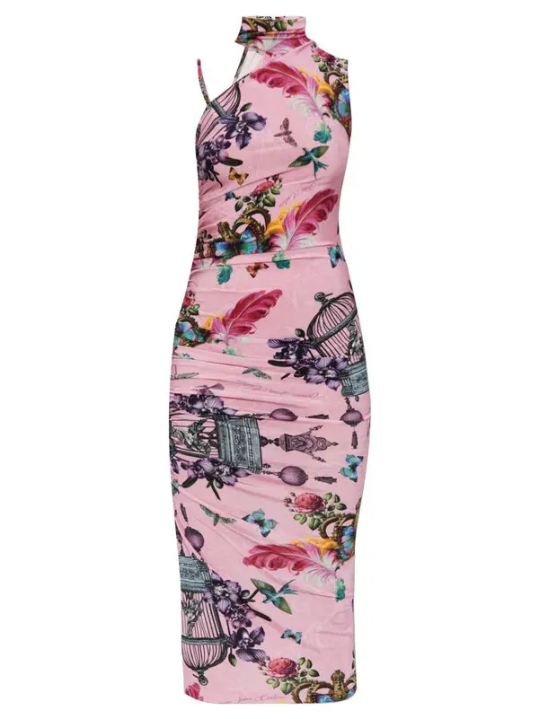 Versace Printed Dress - Pink