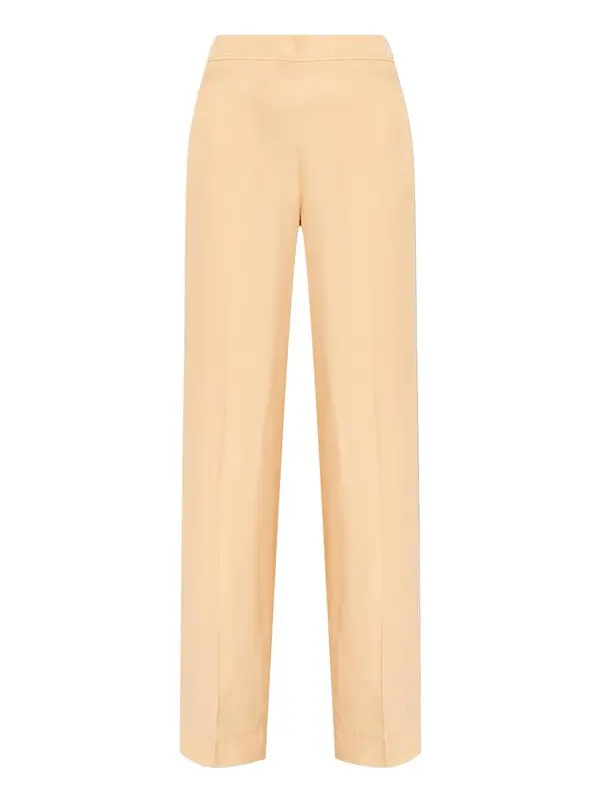 JIL SANDER Wide Leg Trousers - Beige