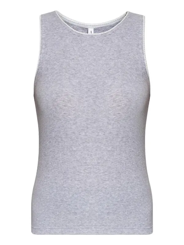 SAMSØE SAMSØE Fitted Ribbed Top - Grey