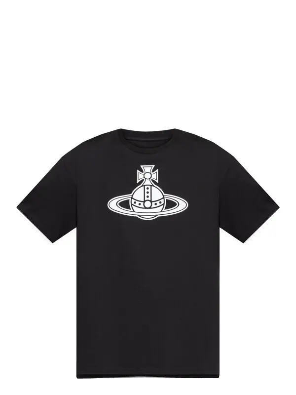 VIVIENNE WESTWOOD Oversized T-shirt With Logo - Black