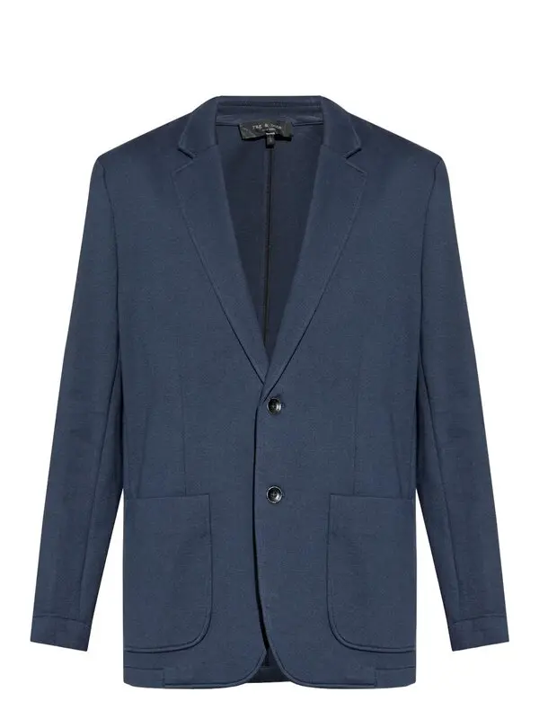 Rag & Bone Blazer With Open Lapels - Navy Blue