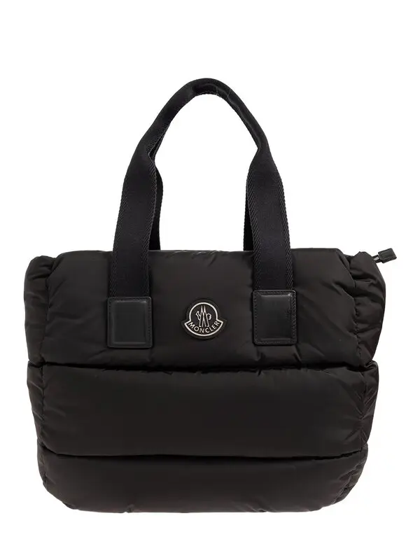 Moncler Caradoc’ Quilted Shopper Bag - Black
