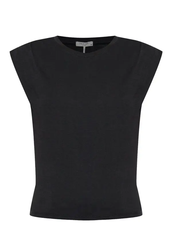 Rag & Bone Sleeveless Cotton Top - Black
