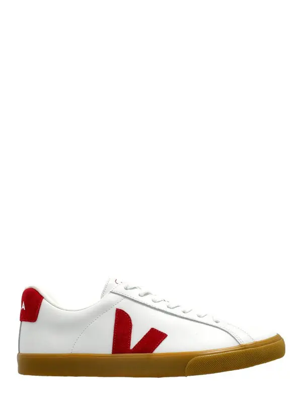 VEJA Esplar Logo Leather Sneakers - White