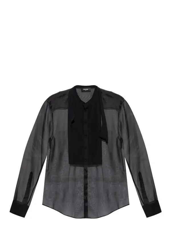 Dsquared2 Transparent Shirt - Black