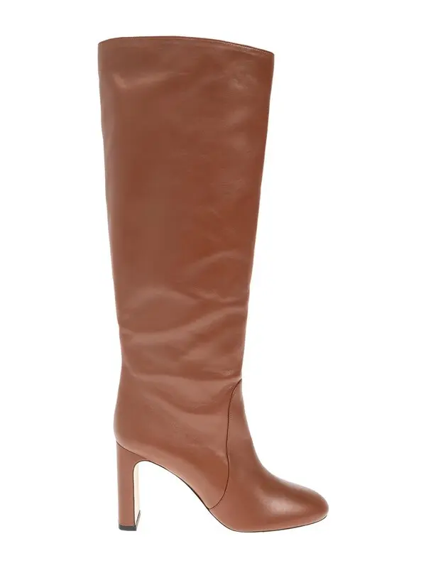 STUART WEITZMAN Yuliana Heeled Leather Boots - Brown