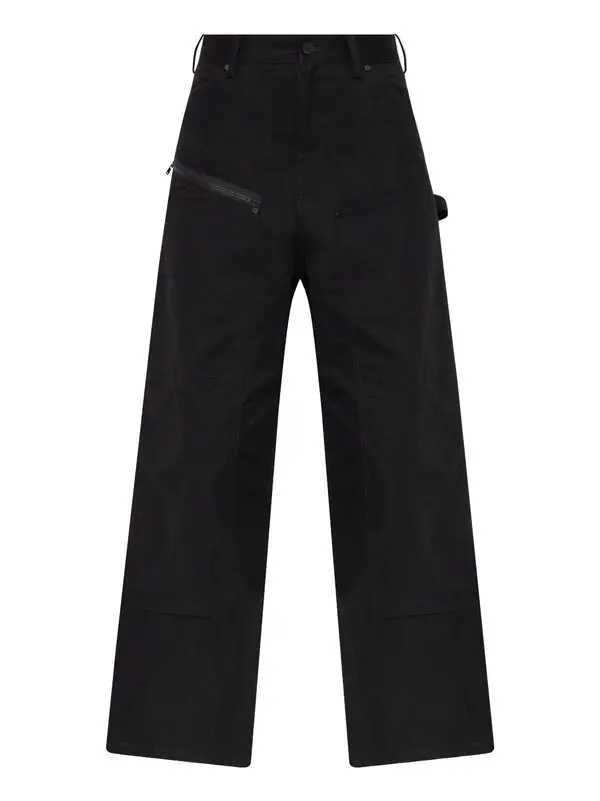 Y3 Twill Cargo Trousers - Black