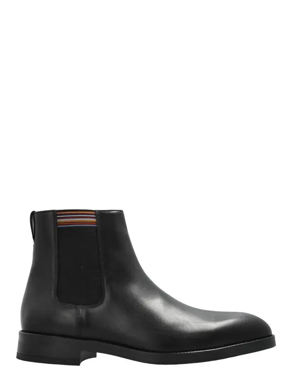 Paul Smith Leather Chelsea Boots - Black