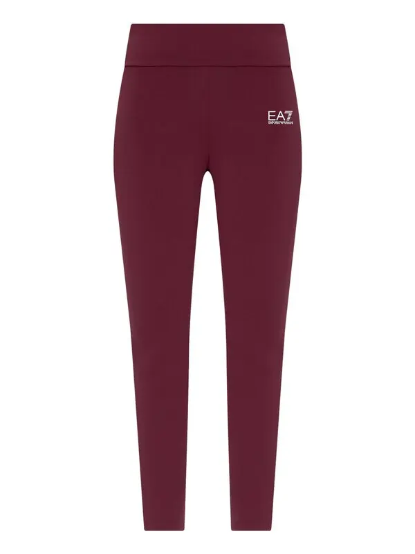 Emporio Armani Training Leggings - Burgundy