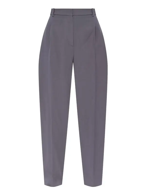Alaïa Creased Trousers - Grey