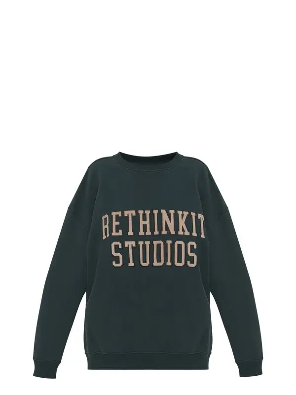 RETHINKIT STUDIOS Logo Sweatshirt - Green