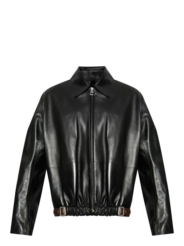 Loewe Leather Jacket - Black