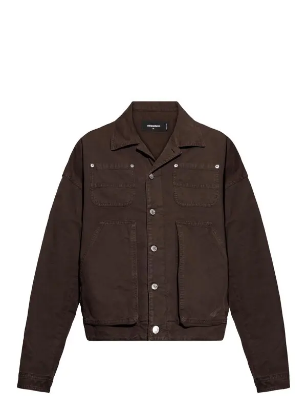 Dsquared2 Denim Trucker Jacket - Brown