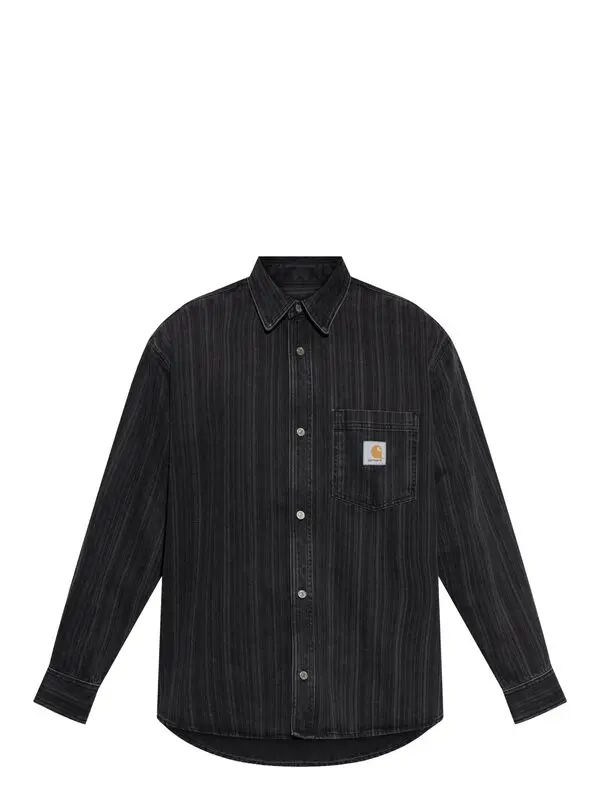 Carhartt Work In Progress Denim Shirt "rylan - Black