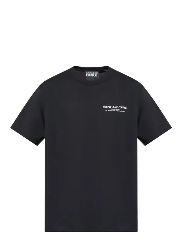 Versace T-shirt With Print - Black