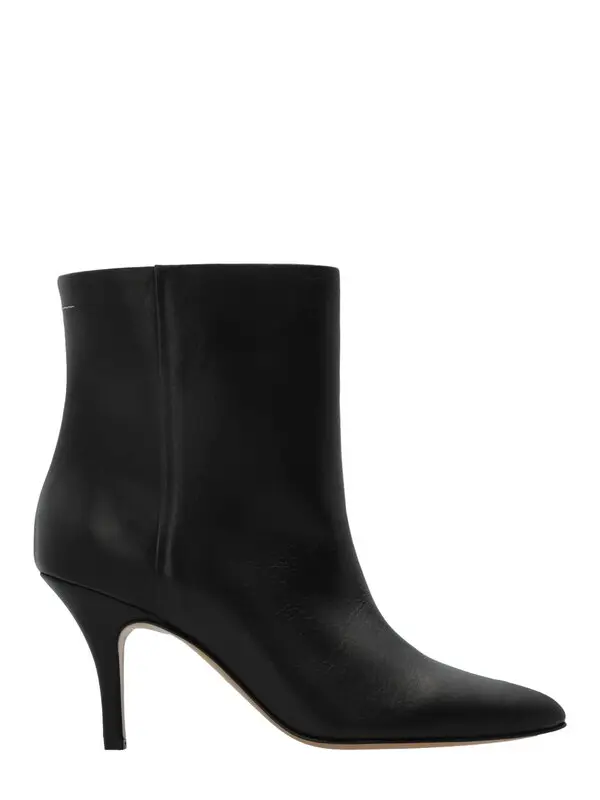 MAISON MARGIELA Leather Ankle Boots - Black