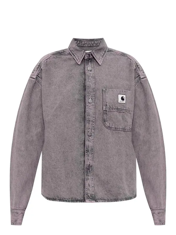 Carhartt Work In Progress Georgia Denim Shirt - Purple