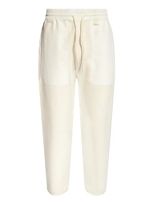 Moncler Panelled Sweatpants - Cream