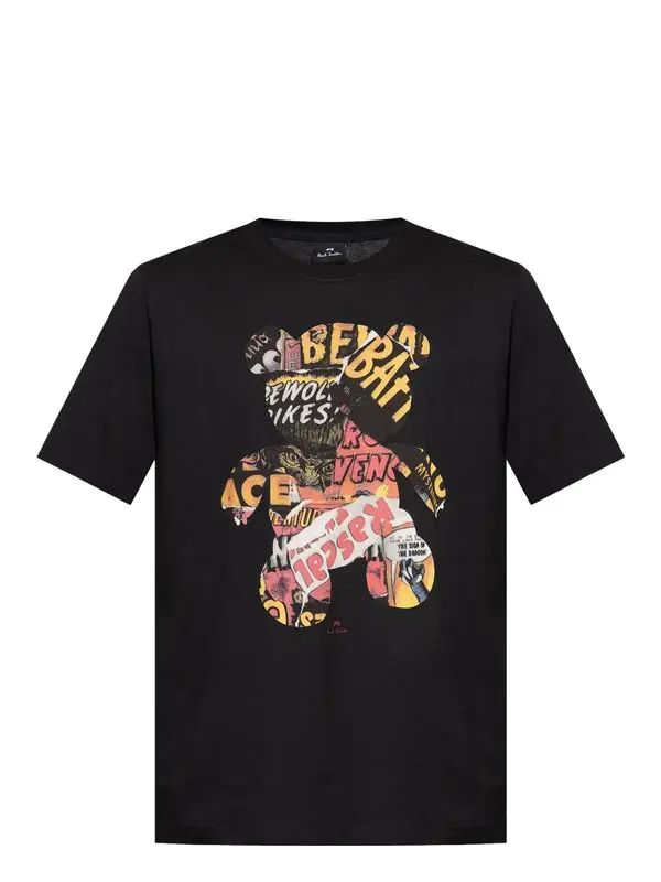 Paul Smith T-shirt With Colorful Print - Black
